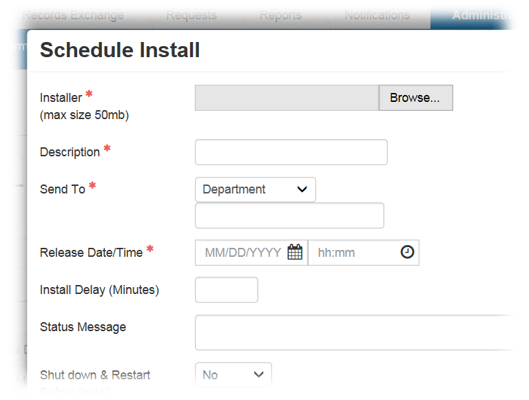 Schedule Installs – TripTix