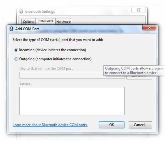 Configure Microsoft Bluetooth Settings – TripTix