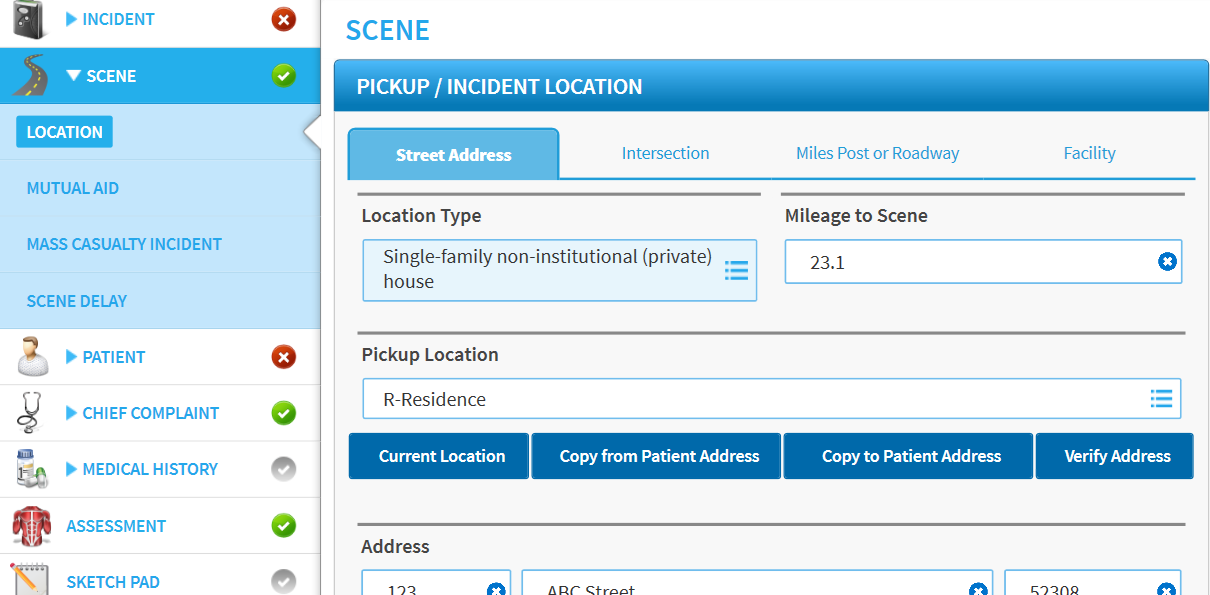 Complete the Everyday Triage Section – TripTix