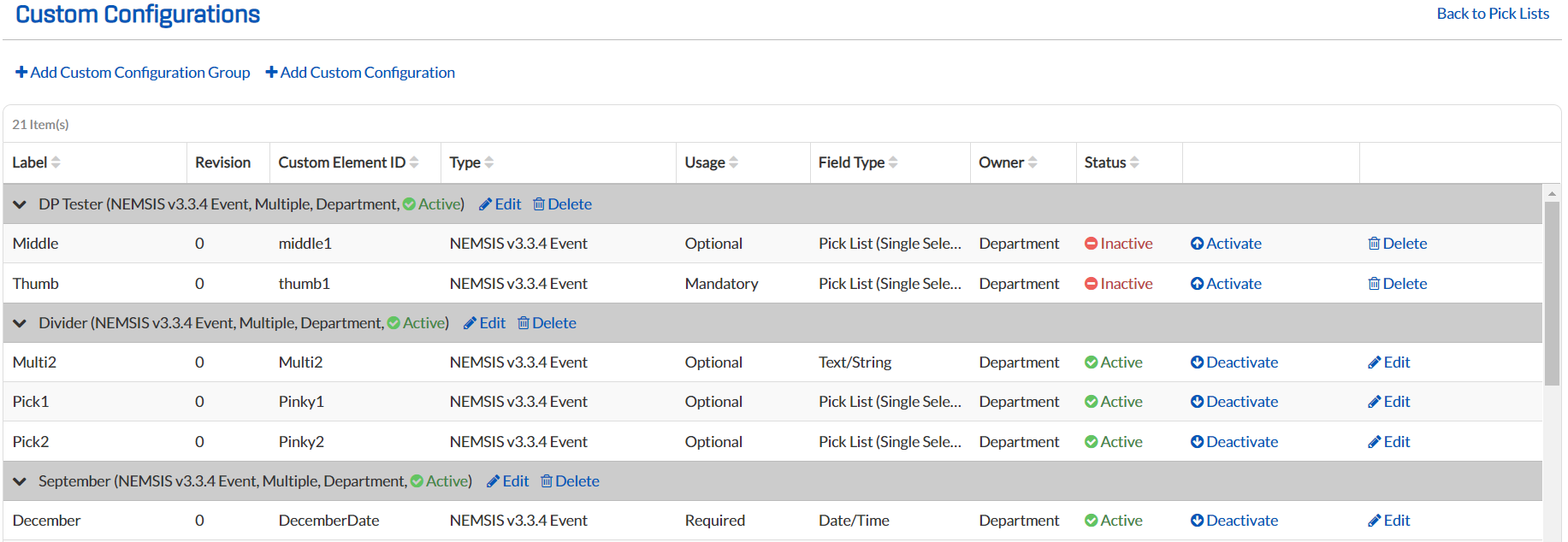Edit a Custom Configuration – TripTix
