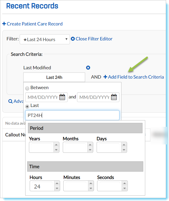 Advanced Search for Recent Records – TripTix